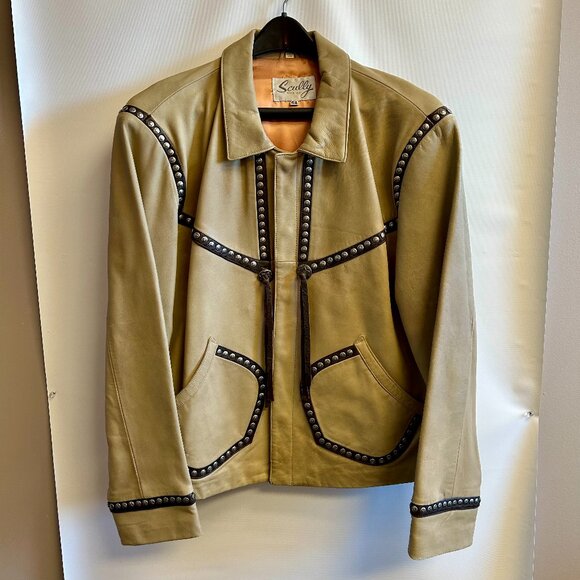 Scully | Jackets & Coats | Vintage Scully Silver Studded Mens Jacket ...